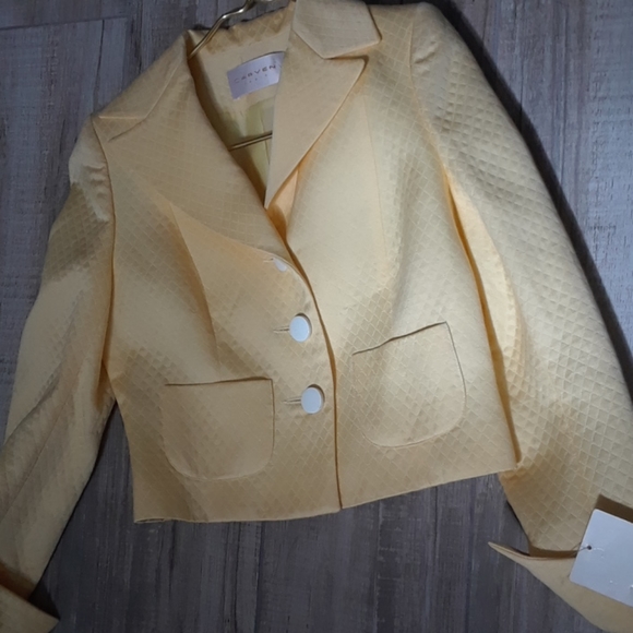 Carven | Jackets & Coats | Carvennwtyellow Jacket | Poshmark